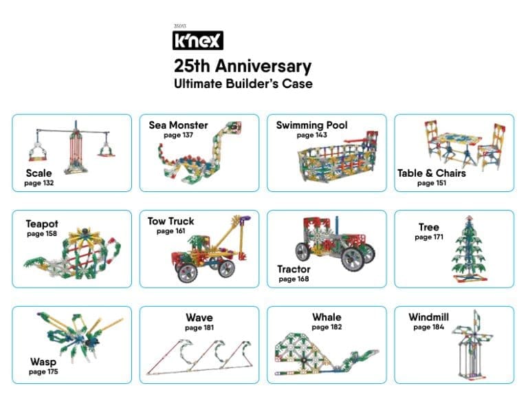 25th Anniversary Alt pages 132 188 35013 | Knex.Parts