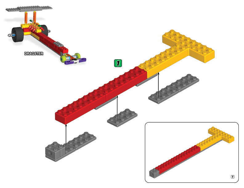 12056 61005 Dragster | Knex.Parts