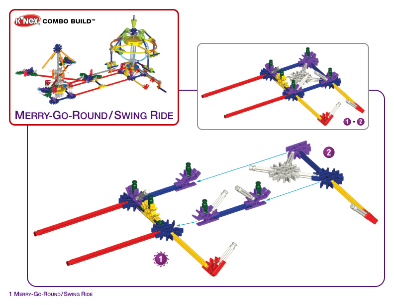 12056 13076 Merry Go Round Swing | Knex.Parts