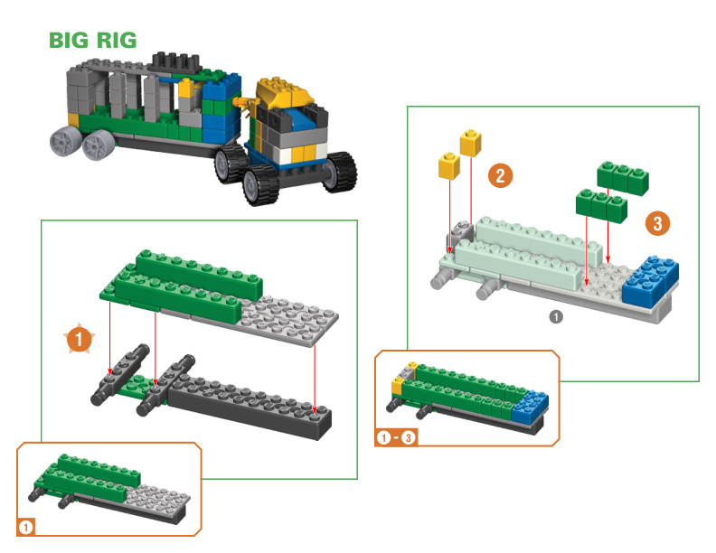 11633 11634 Big Rig | Knex.Parts
