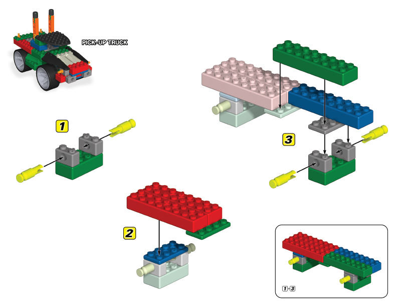 10 Model Speed Machines Fun Rides and Wheel Action COMBO Pick Up Truck ...