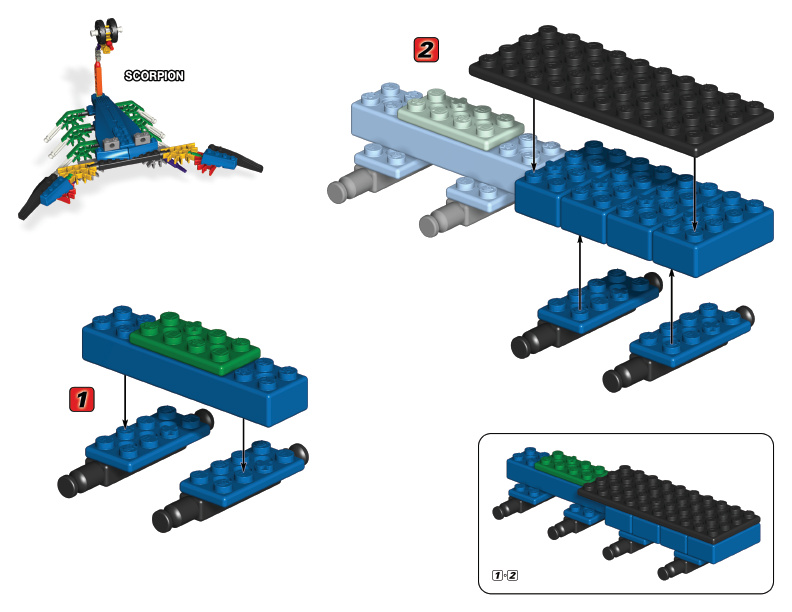 10 Model Speed Machines and 10 Model Wheel Action COMBO Scorpion 61003 ...