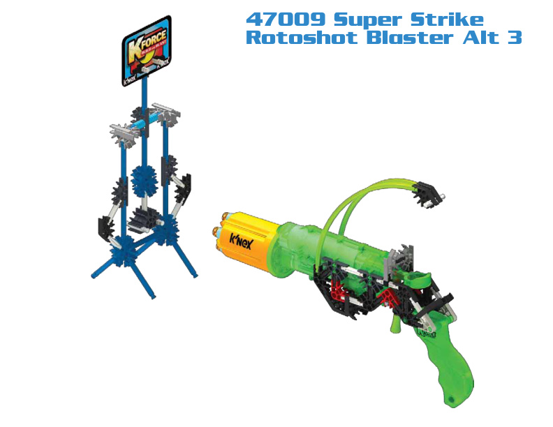 K FORCE Super Strike Rotoshot Blaster Alt3 47009 | Knex.Parts