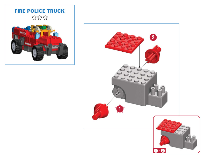 Fire Rescue 10 Model Alt 61024 | Knex.Parts