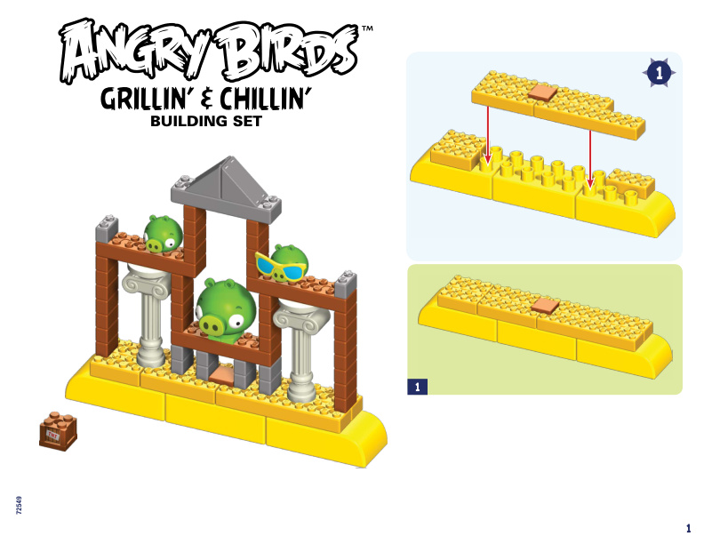 Angry Birds Grillin and Chillin Alt 72462 | Knex.Parts