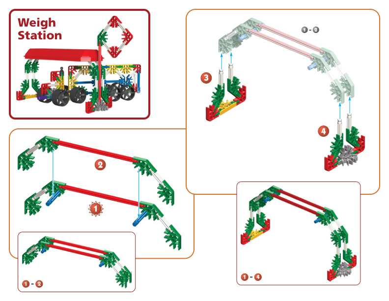 Classic Gas Station Alt 11317 | Knex.Parts