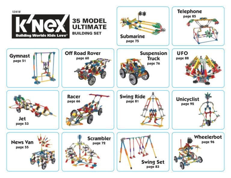 35 Model Ultimate Treasure Chest Alt pg 51 99 12418 | Knex.Parts