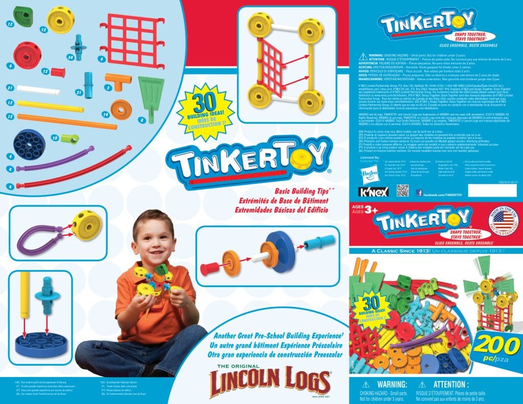 Tinkertoy 30 Model Super Building Set 56578 | Knex.Parts