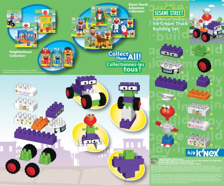 Sesame Street Ice Cream Truck 85154 | Knex.Parts