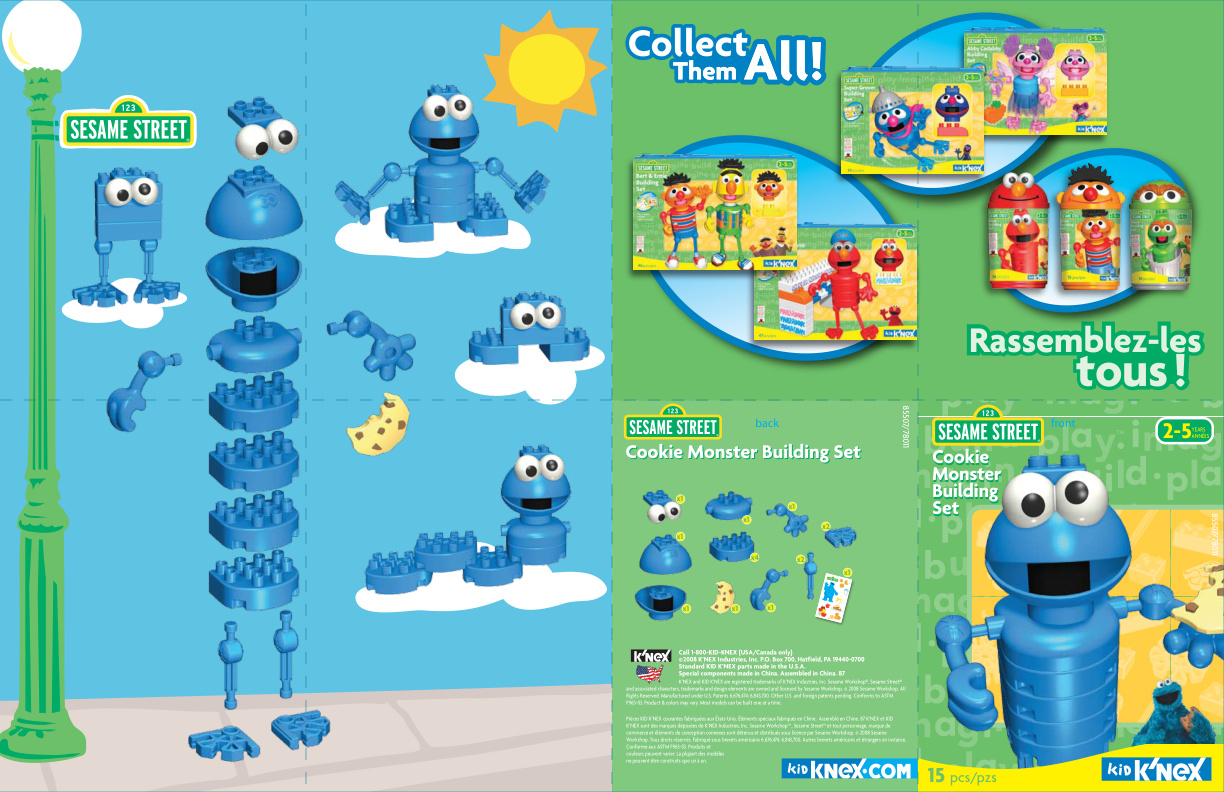 Sesame Street Cookie Monster 85507 | Knex.Parts