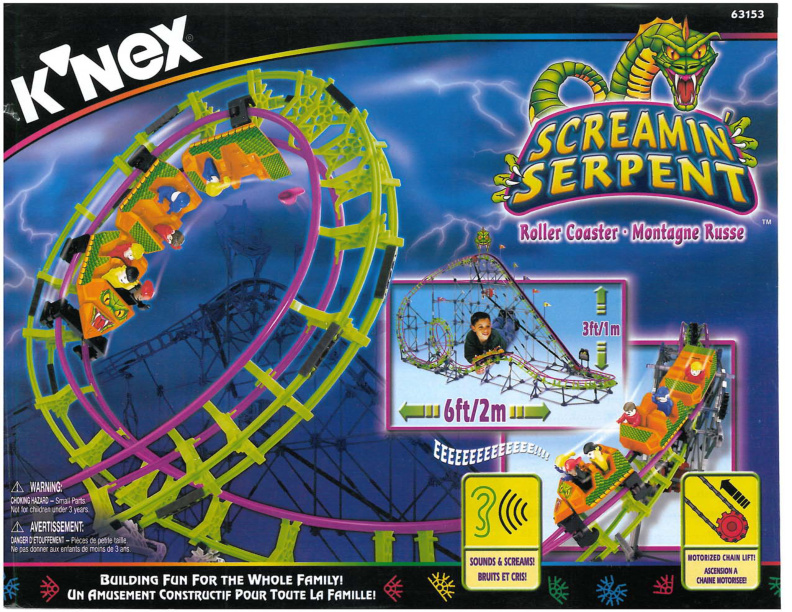Screamin Serpent 63153 | Knex.Parts