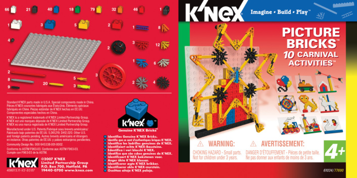 Picture Bricks Carnival 61034 | Knex.Parts