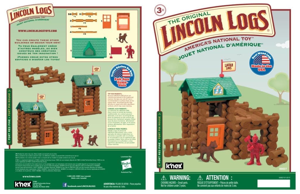 Linocoln Logs Fort Red Pine 00837 | Knex.Parts