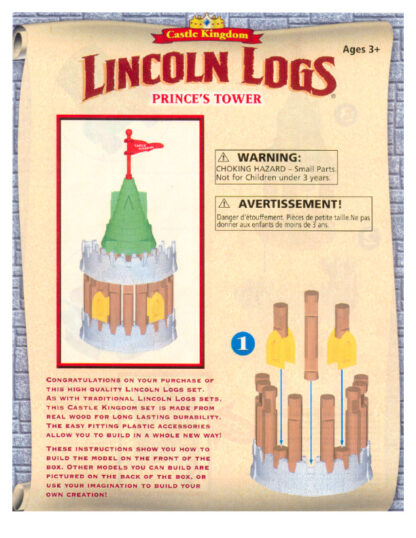 Lincoln Logs Princes Tower 00912 | Knex.Parts