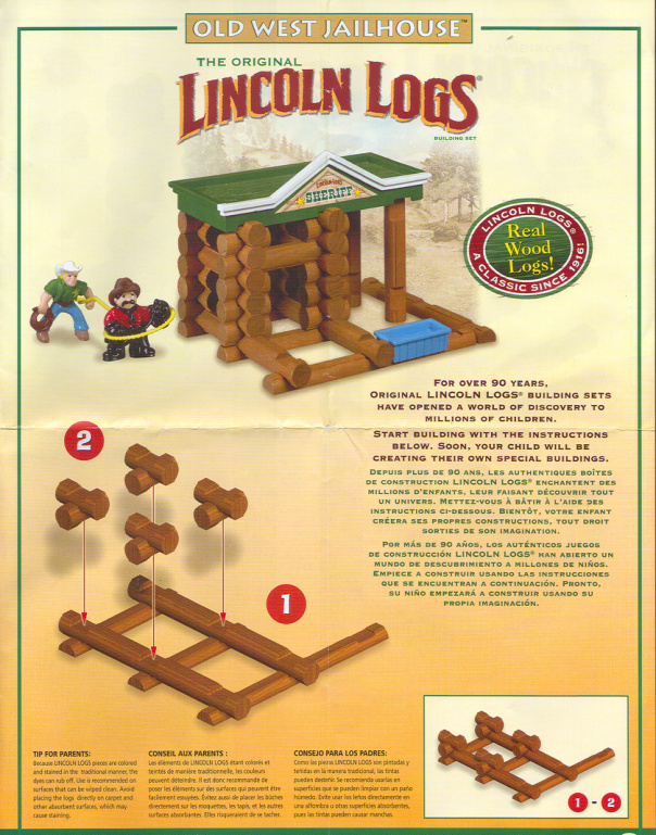 Lincoln Logs Old West Jailhouse 00891 | Knex.Parts