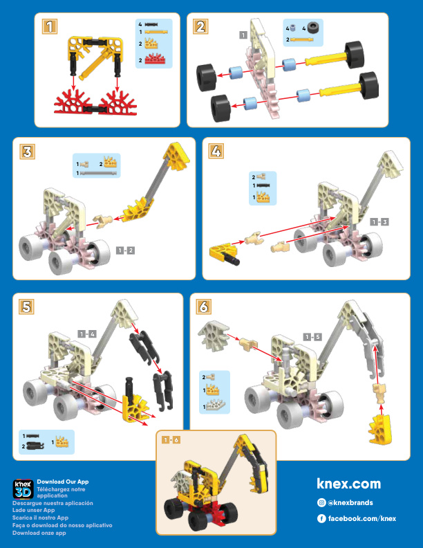 Imagine Excavator 32308 | Knex.Parts