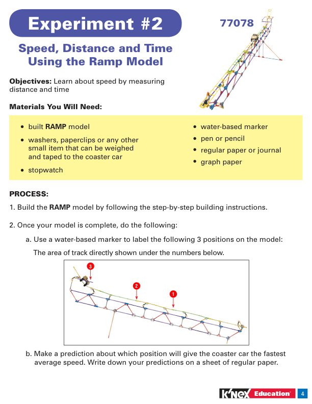Education STEM Explorations Roller Coaster Experiment 2 Ramp 77078 ...