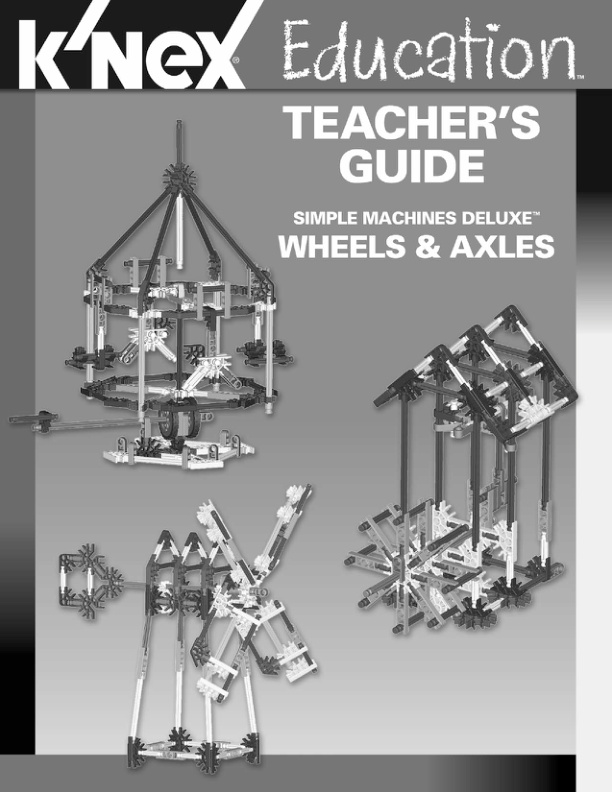 Education Simple Machines Deluxe Wheels and Axles Teachers Guide 79520 ...