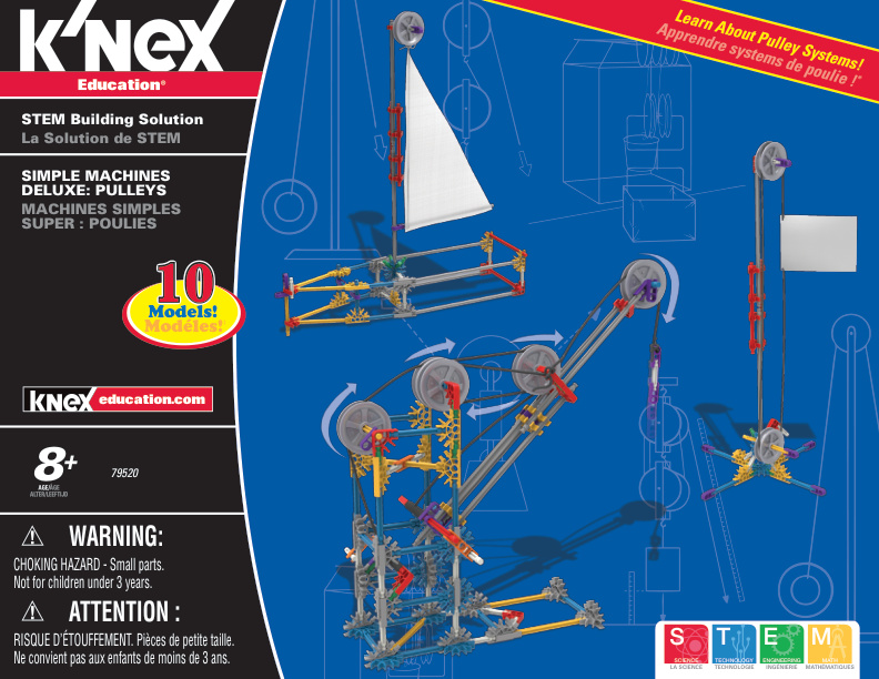 Education Simple Machines Deluxe Pulleys 79520 | Knex.Parts