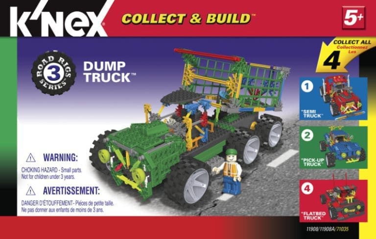 Collect and Build Road Rigs 3 Dump Truck No Motor 11908A | Knex.Parts