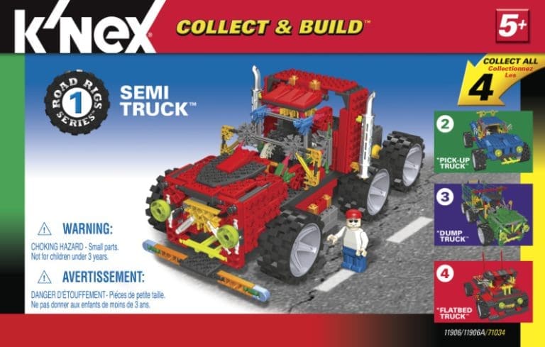 Collect and Build Road Rigs 1 Semi Truck No Motor 11906A | Knex.Parts