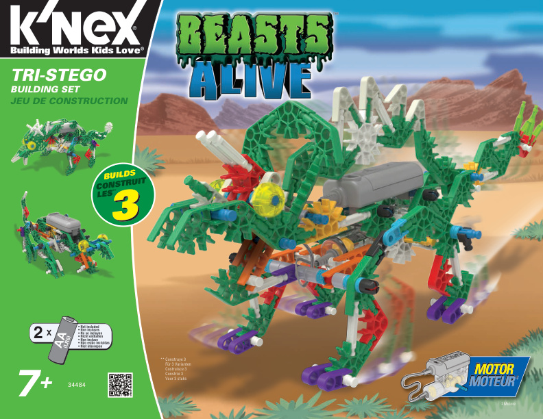 Beasts Alive Tri Stego 34484 | Knex.Parts