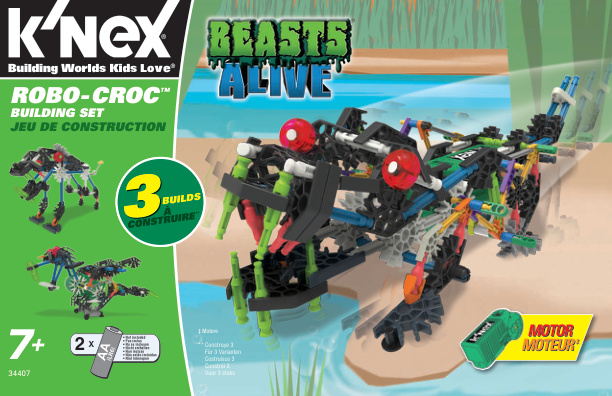 Beasts Alive Robo Croc 34407 | Knex.Parts