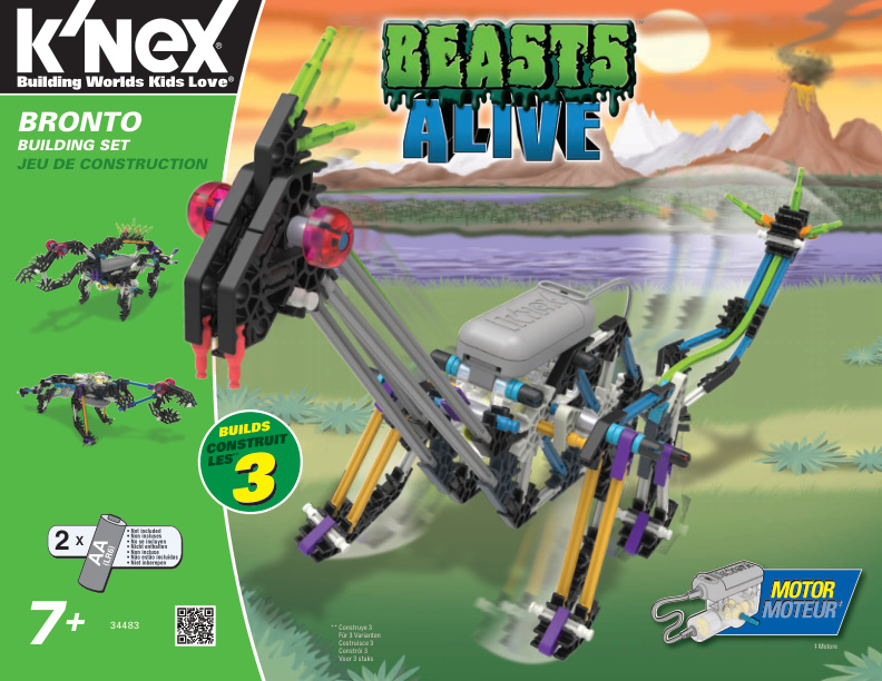 Beasts Alive Bronto 34483 | Knex.Parts