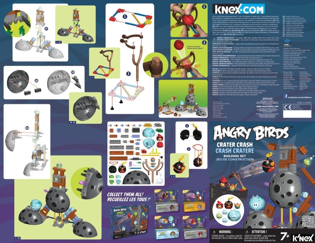 Angry Birds crater crash 72437 | Knex.Parts