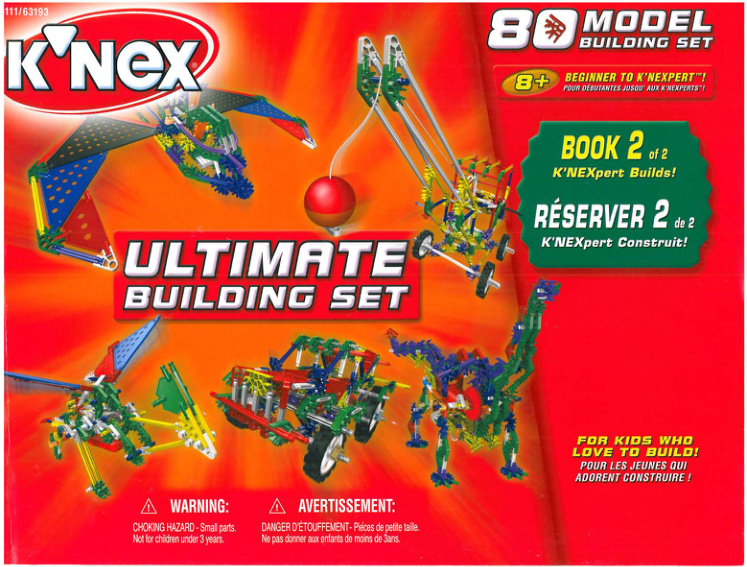 80 Model Ultimate Building Set 15111 | Knex.Parts