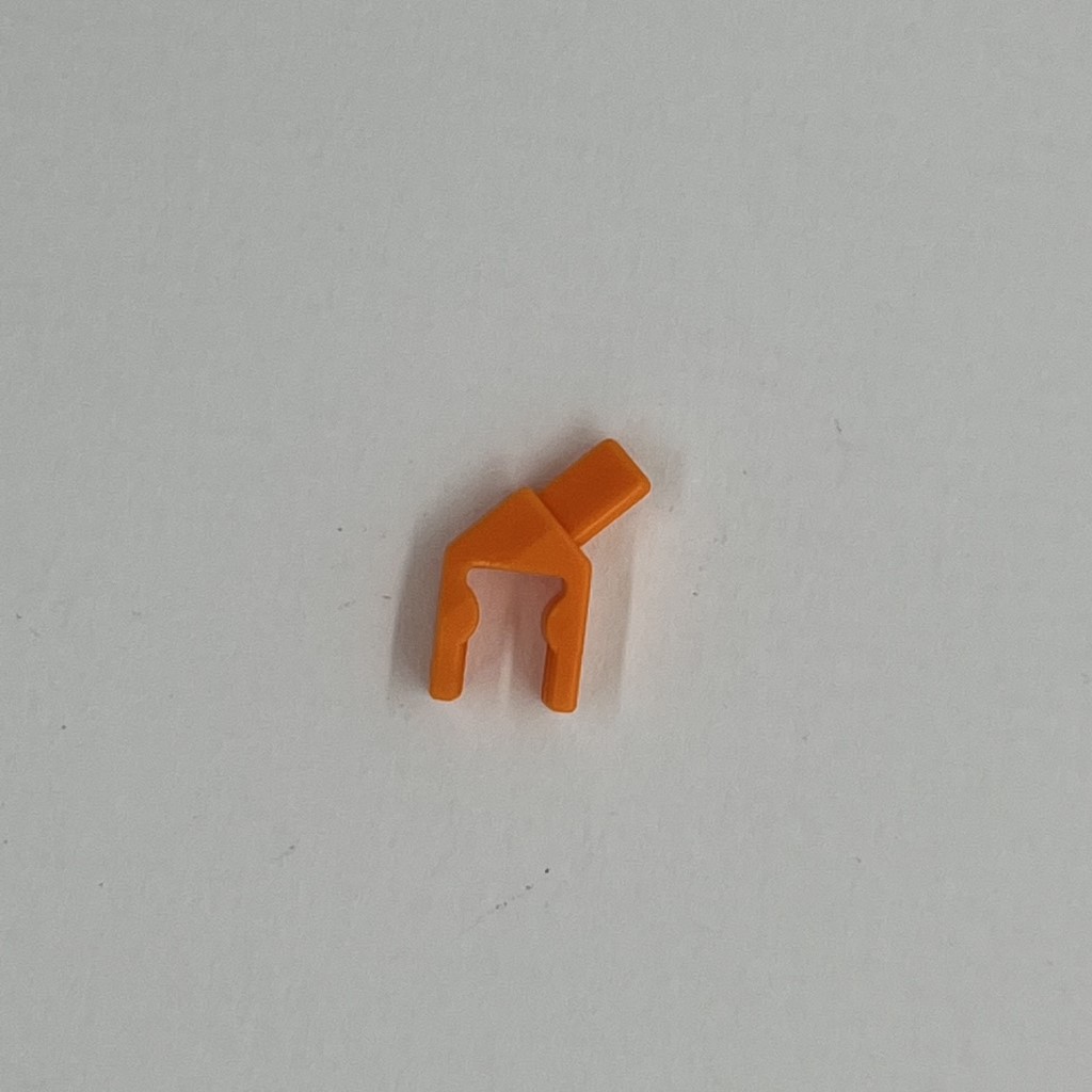 Orange Clip Angled | Knex.Parts