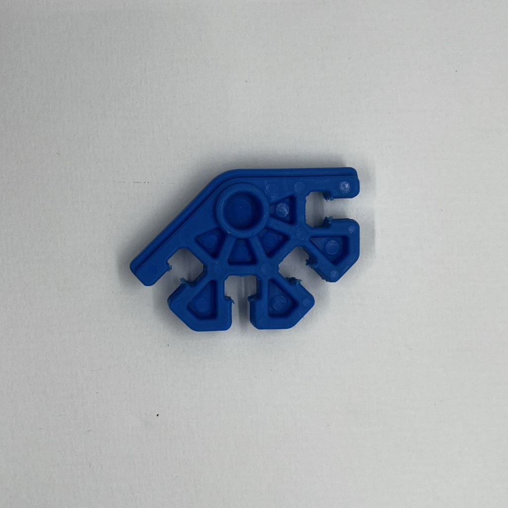 Connector 4-Way Blue | Knex.Parts