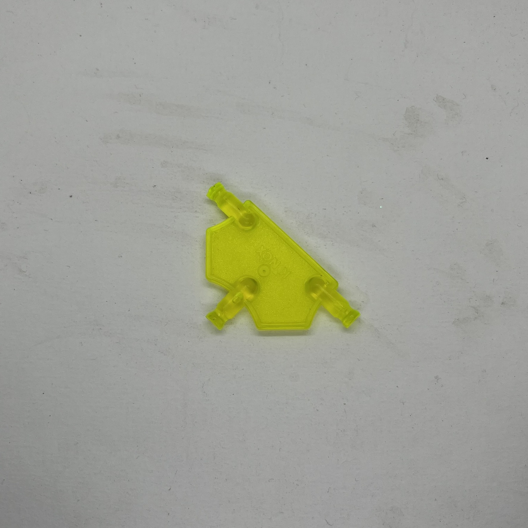 Yellow Transparent Mini Tri Panel | Knex.Parts