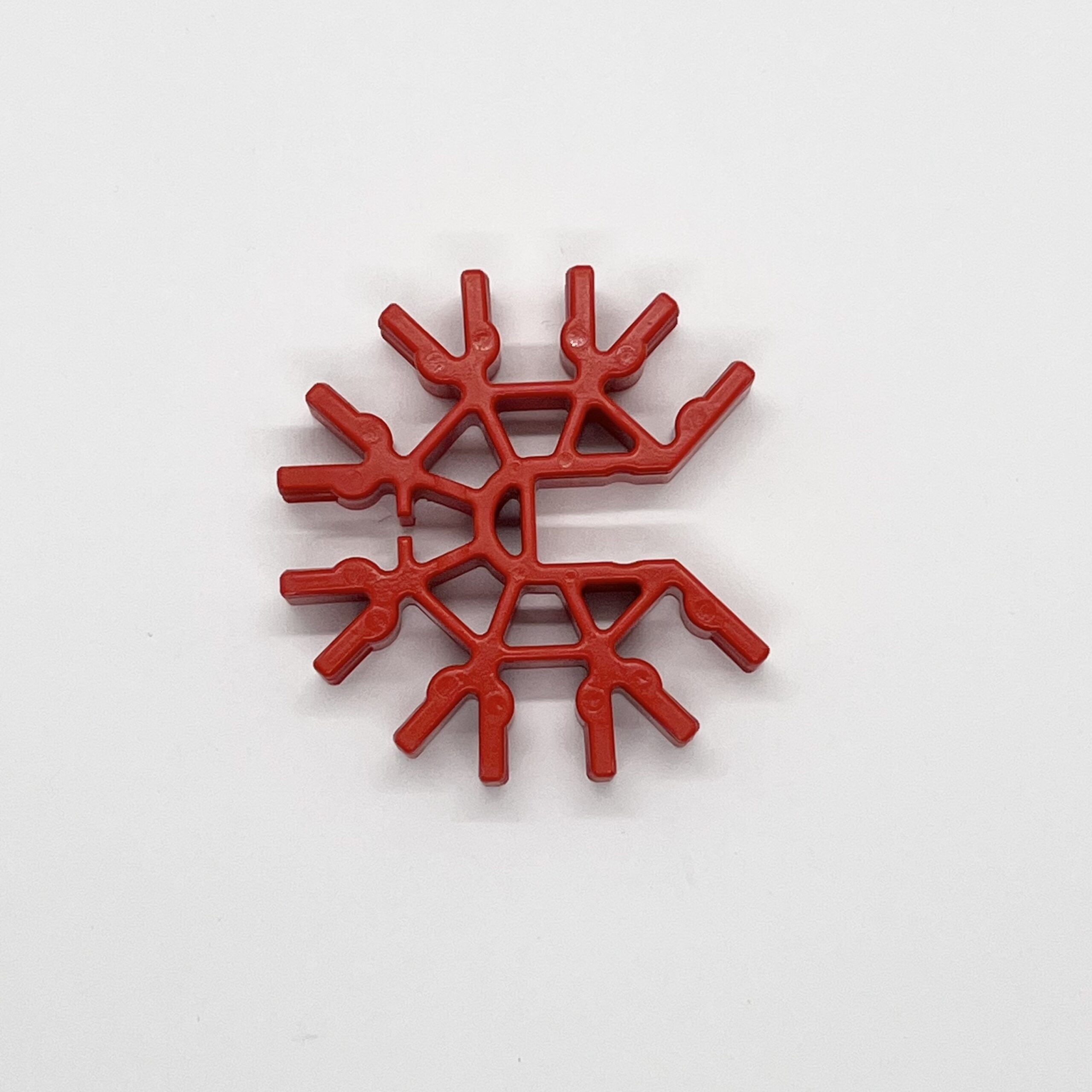 Red Connector 7 Way 3D | Knex.Parts