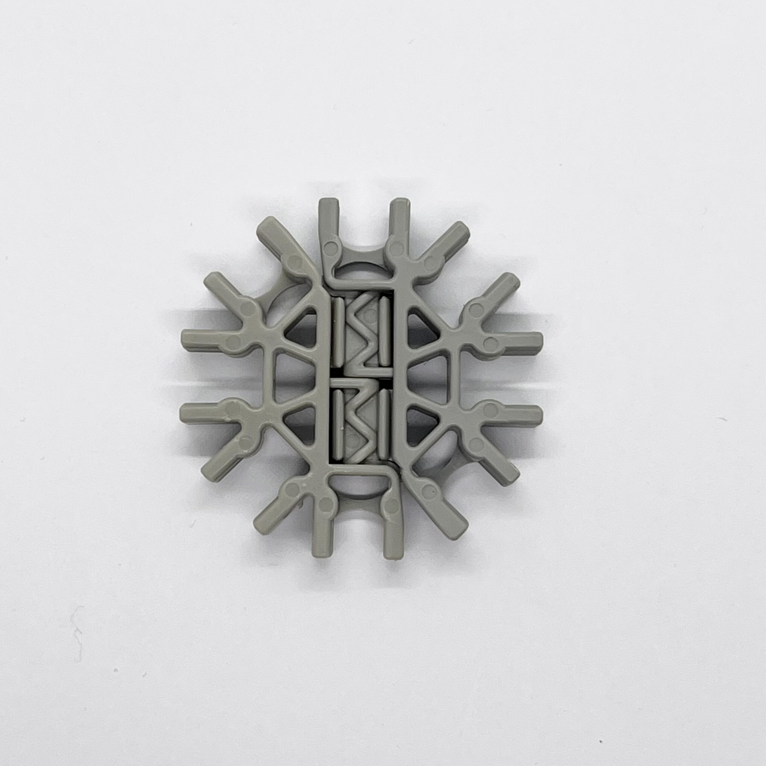 Grey Circle Angle Connector Hinged | Knex.Parts